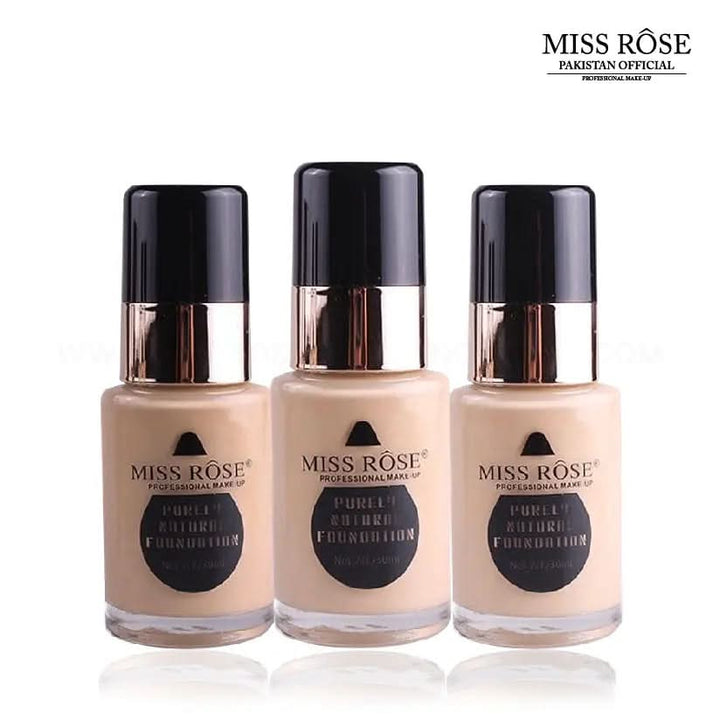 Miss Rose Foundation – Smooth, Long Lasting Coverage – MISSROSE.PK