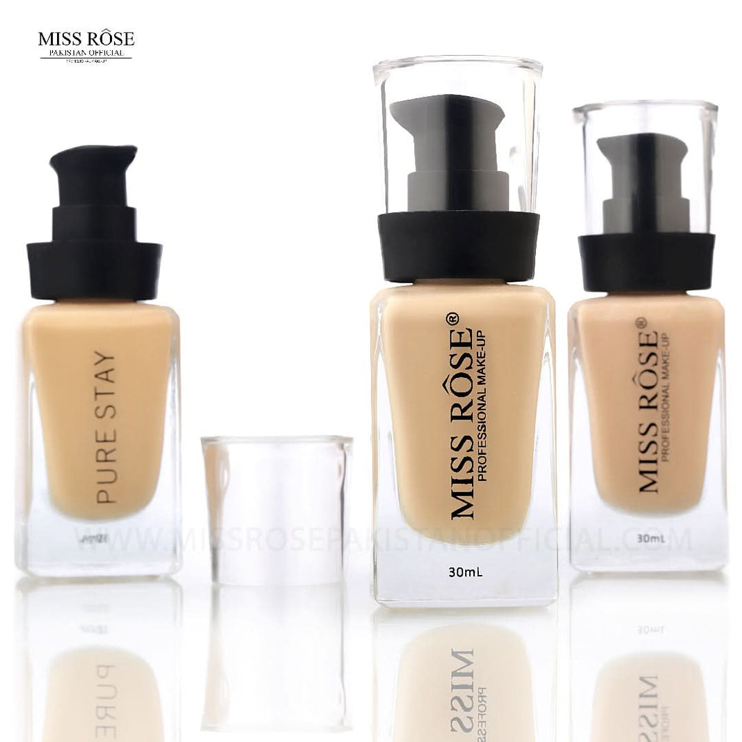 Miss Rose Foundation – Smooth, Long Lasting Coverage – MISSROSE.PK
